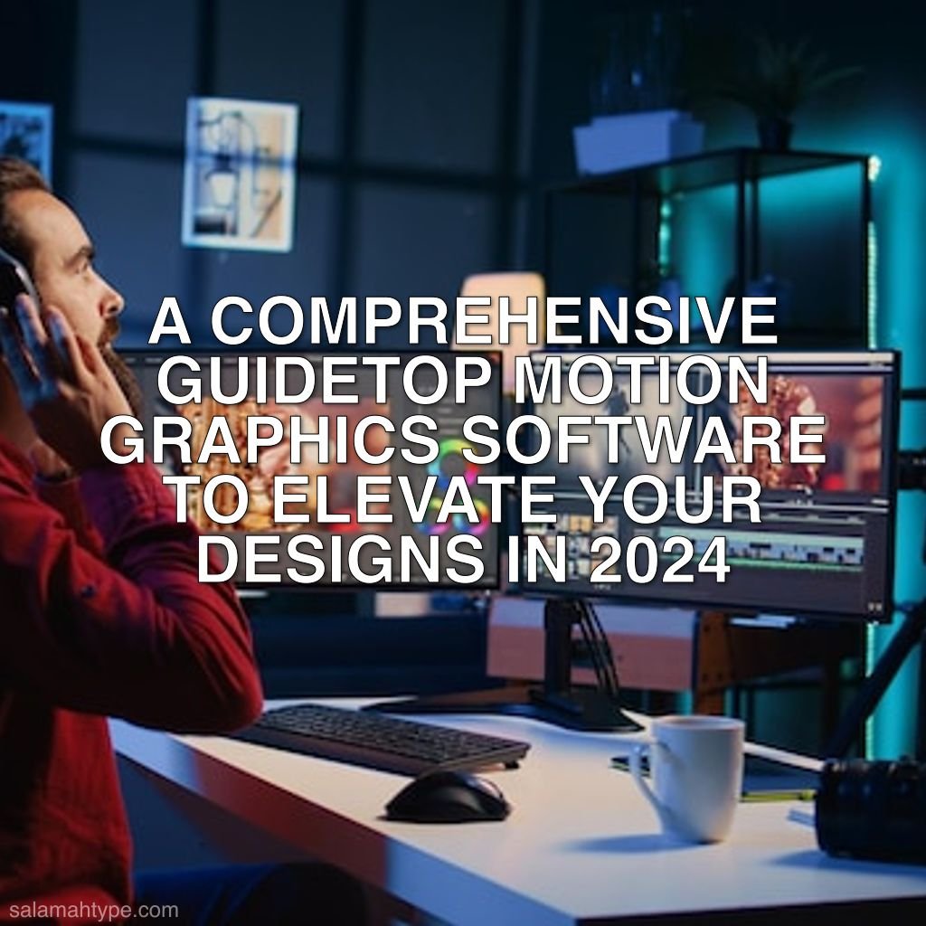 Top Motion Graphics Software in 2024: Reviews, Comparisons & Features